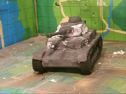 PzK IV Up Armored Tank Destroyed in 8 shots - YouTube