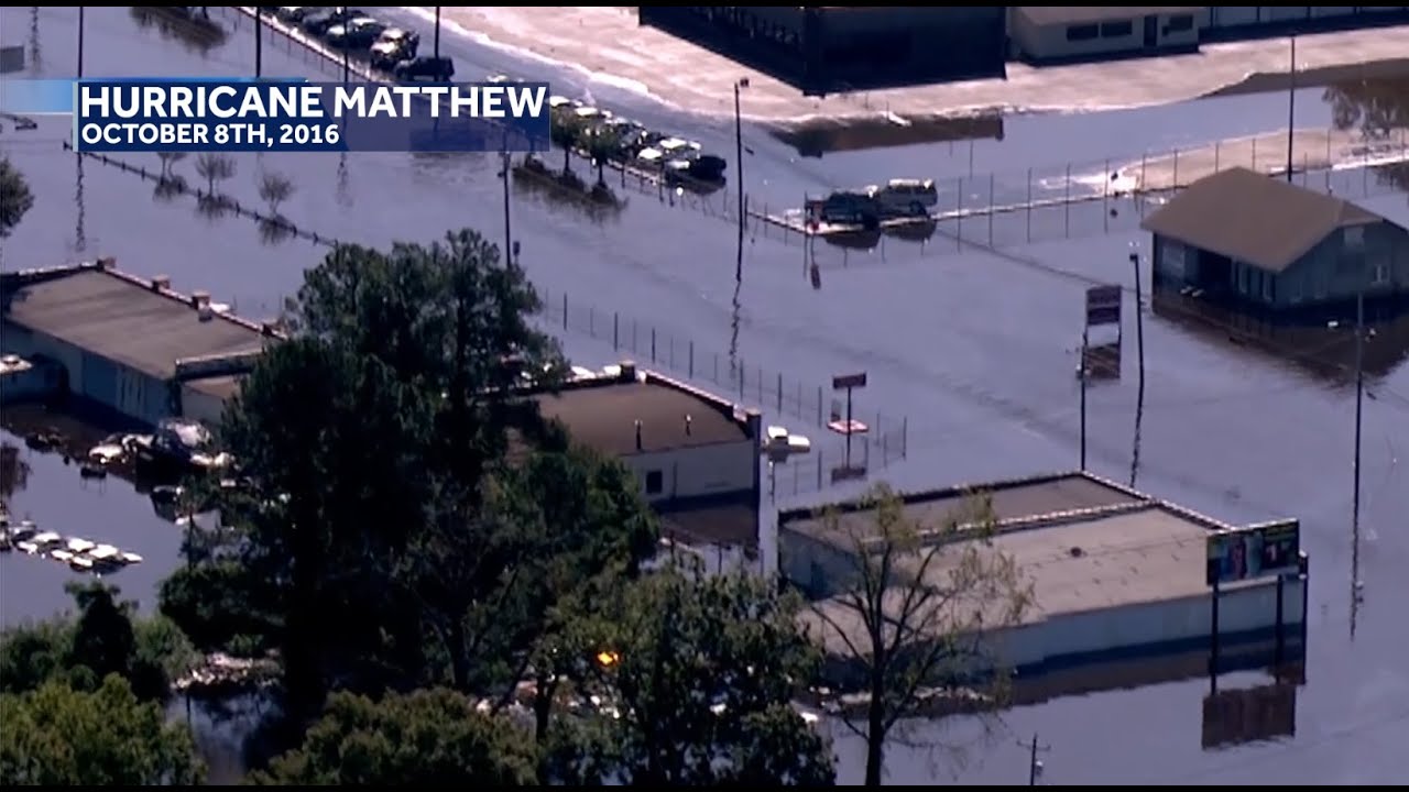 Hurricane Matthew 2016 extended raw video footage - YouTube