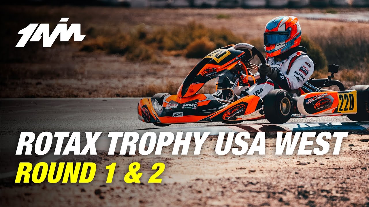 Rotax Trophy USA West Round 1 & 2 – PKRA, AZ - YouTube