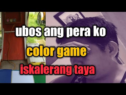 natalo ako sa color game perya gamit ang skalera #perya tips - YouTube