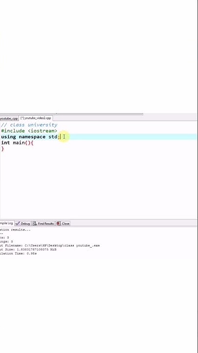 parameterized constructor | object of the class | class university | Constructors | oop #oop ...