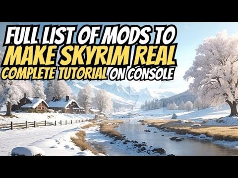 ULTRA REALISTIC Graphics mod loadout for Skyrim on Console Xbox Series ...