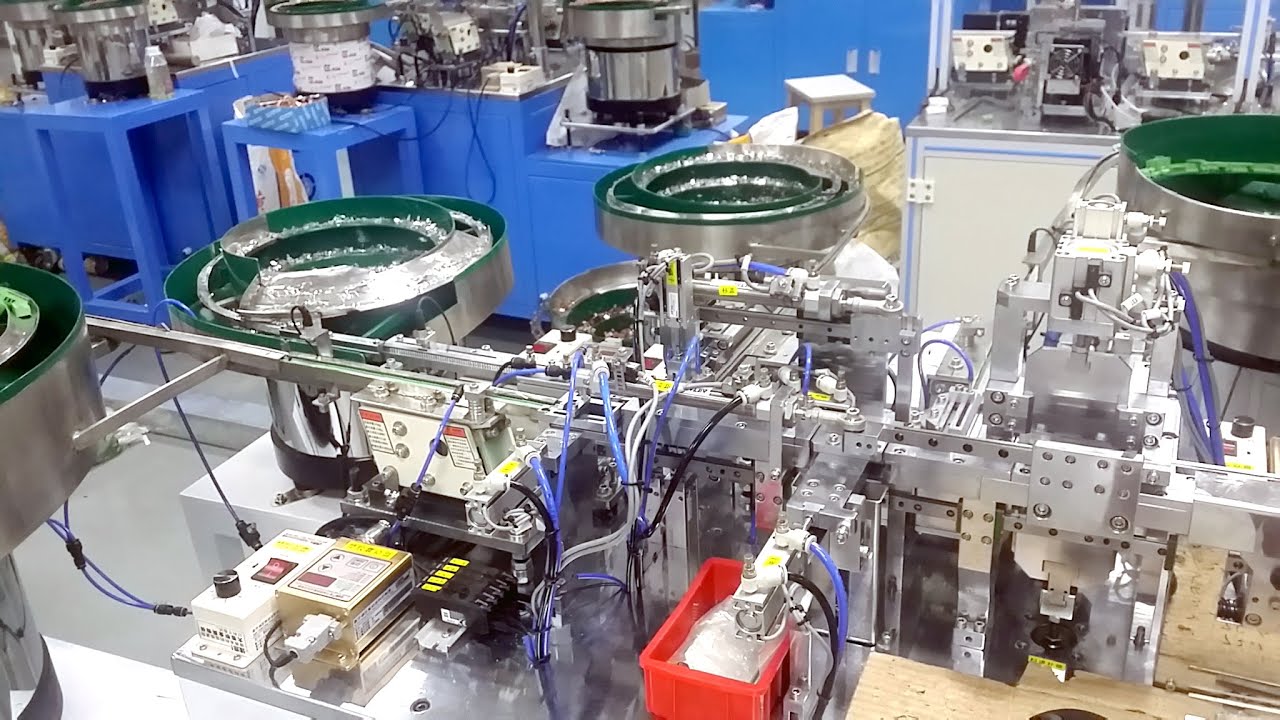 Key switch assembly machine connector assemble equipment assembly ...