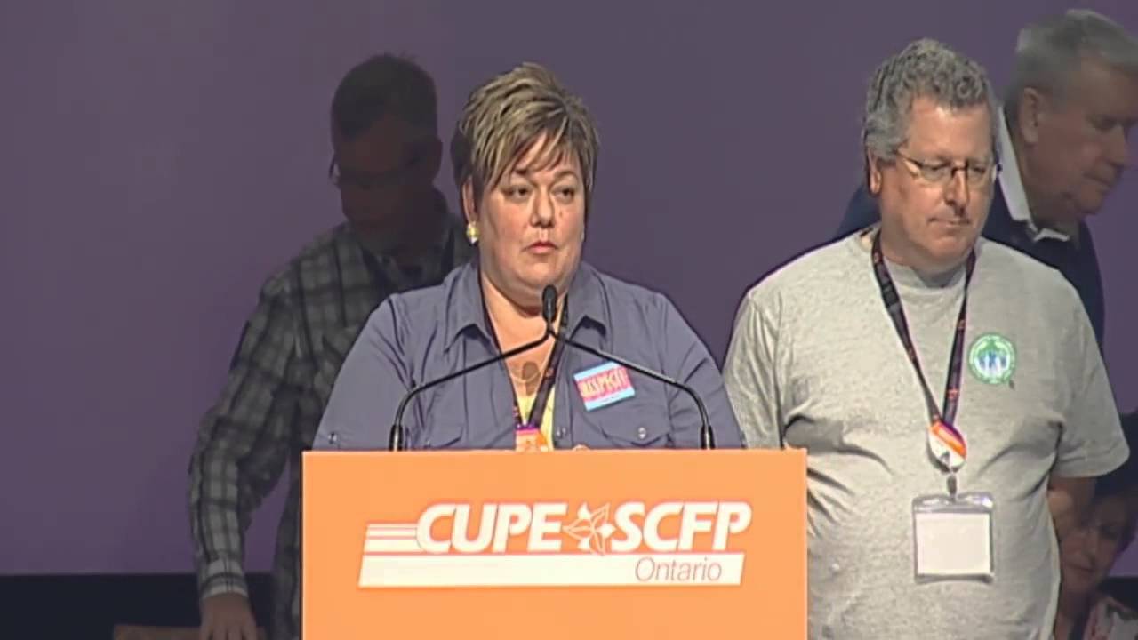 Floor fundraising for CUPE Local 101 - YouTube