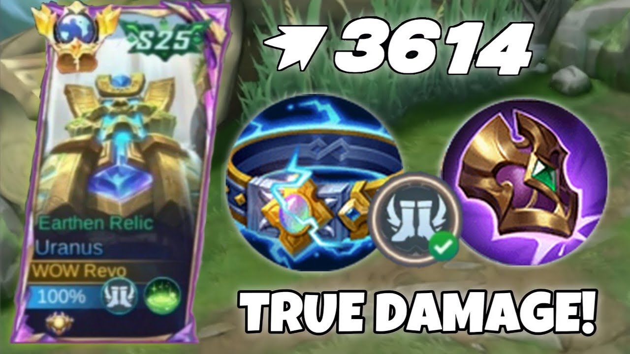 URANUS TRUE DAMAGE BUILD IS NEW META?!! - MLBB - YouTube