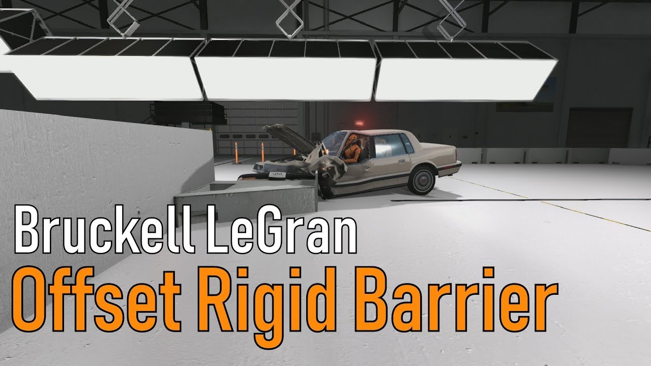 BeamNG.drive | Offset Rigid Barrier | Bruckell LeGran - YouTube