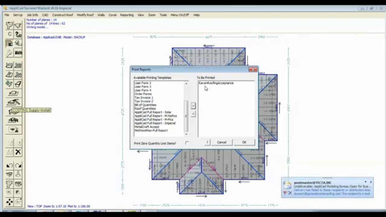 AppliCad Roof Wizard - Using Word Templates for Output - YouTube