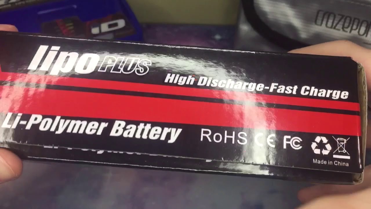 Goldbat 5000Mah 2S 80C Lipo battery review - YouTube