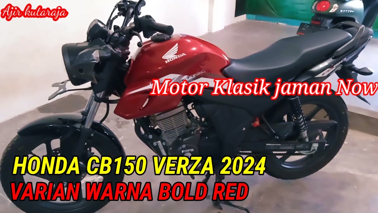 HONDA CB150 VERZA 2024‼️BOLD RED🔥 #cb150verza #verza150 #hondabandaaceh ...