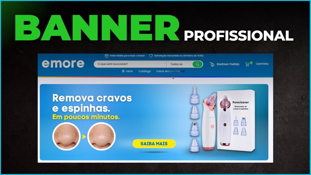 BANNER PROFISSIONAL PARA LOJA DE DROPSHIPPING - YouTube