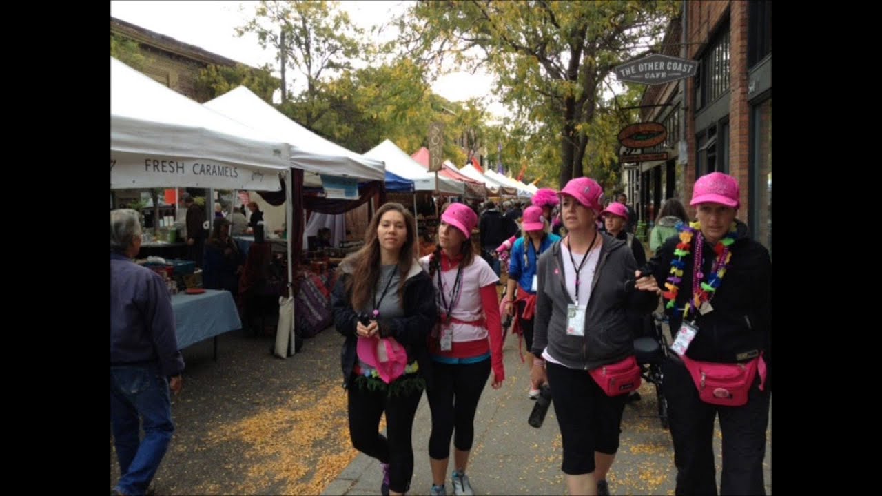 The Faithful Fighters Susan G Komen Seattle 3 day walk - YouTube