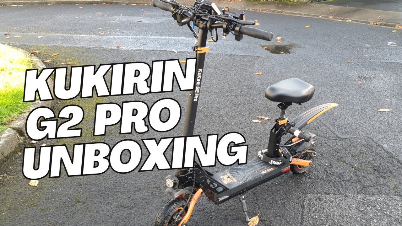 Kukirin / KugooKirin G2 Pro Electric Scooter e-scooter Unboxing - YouTube