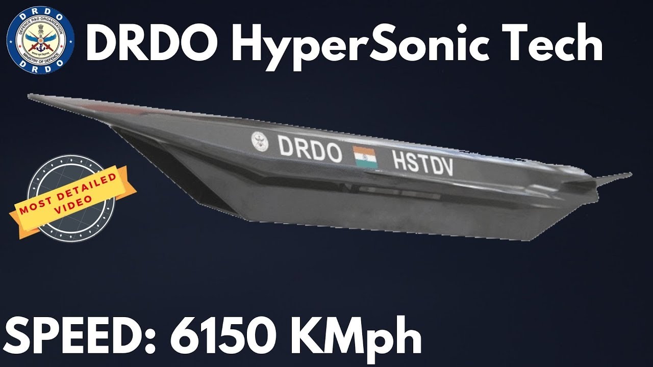 HSTDV UPDATE: India's Hypersonic Program, भारत का मिसाइल 6150 km प्रति ...