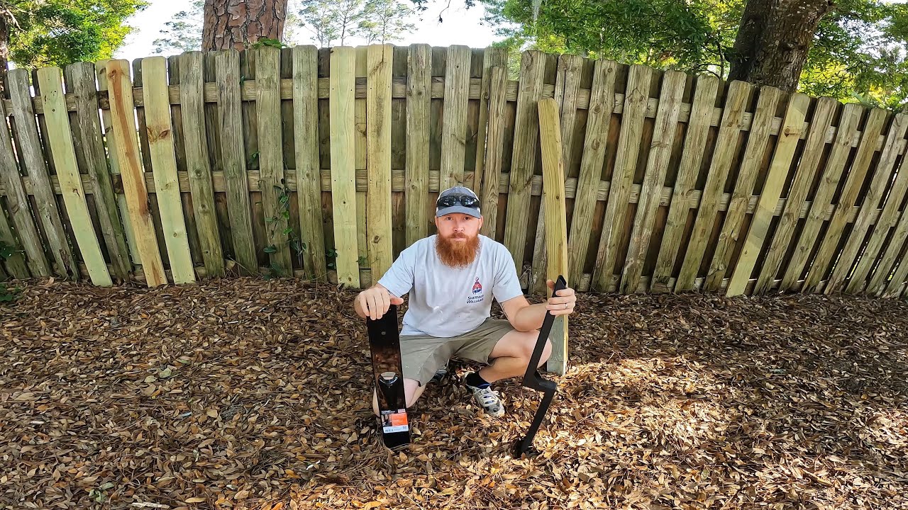 E-Z Mender and Heavy-Duty Fence Post Repair Kit Installation - YouTube