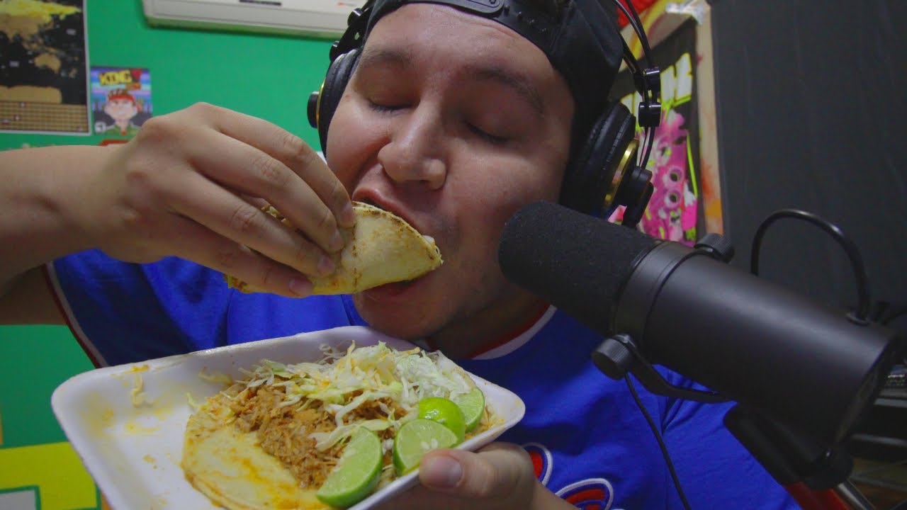 ASMR comiendo TACOS DE BARBACOA - Super Niño Rata - YouTube