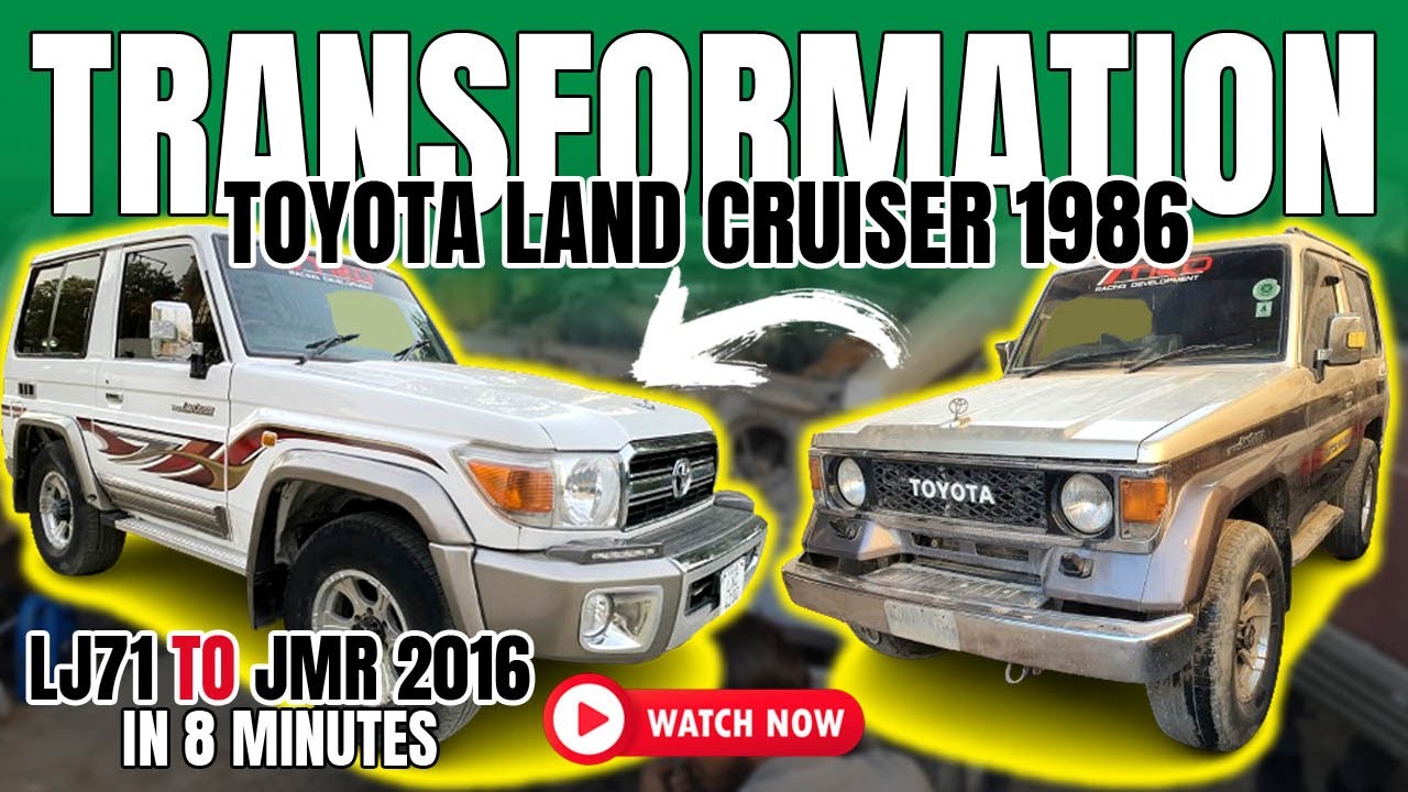 TOYOTA LAND CRUISER 1986 -LJ71 Full transformation to JMR 2016 in 08 ...