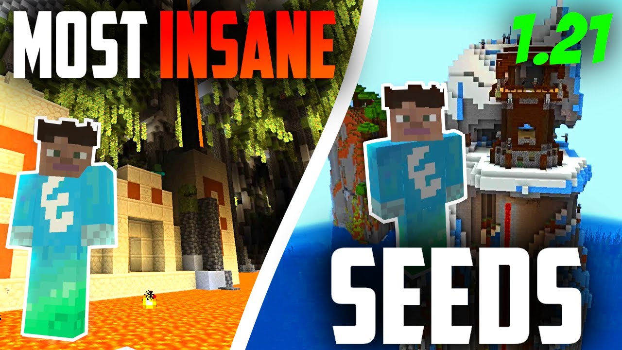 TOP 10 Most INSANE Minecraft Seeds - YouTube