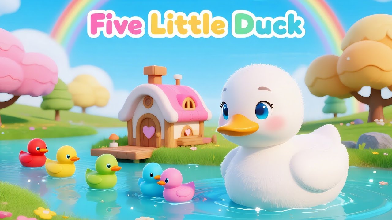 Five Littel Ducks | Five Little Monkeys + More Nursery Rhymes & Kids ...