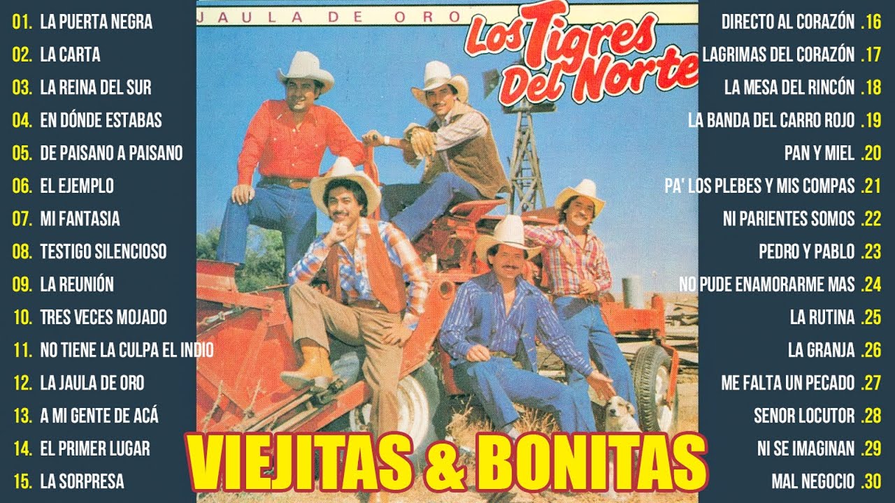 LOS TIGRES DEL NORTE 30 EXITOS MIX 2024 🔥 LOS TIGRES DEL NORTE GRANDES ...