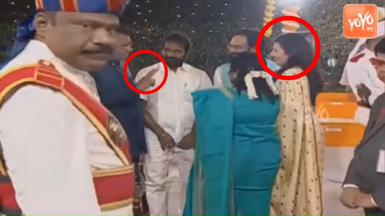 Central Minister Kishan Reddy and his Wife Kavya Reddy in Raj Bhavan ...