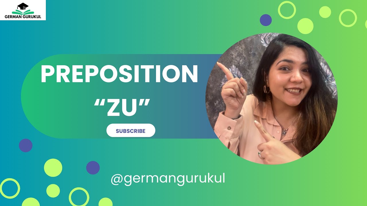 All About the German Preposition “zu” | In-Depth Explanation - YouTube