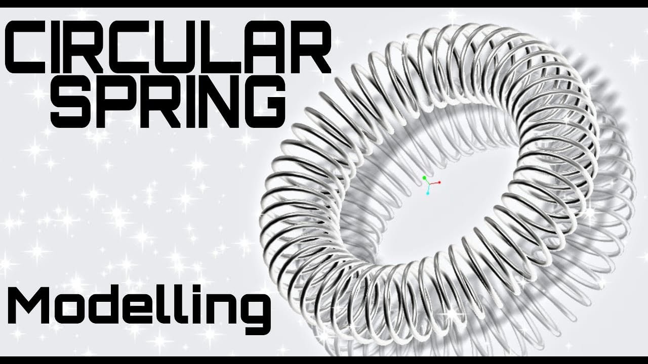 How to create " CIRCULAR SPRING " in creo #creo #Animation # ...