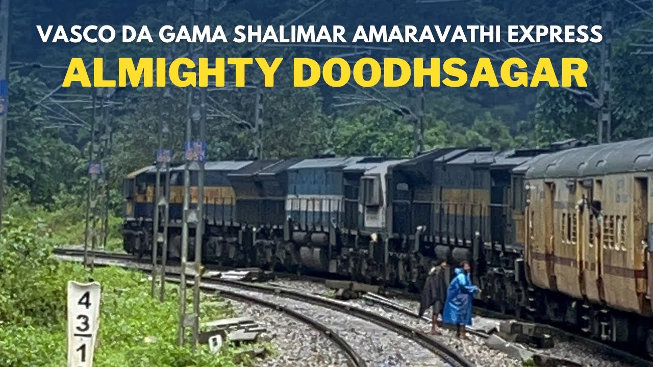 18048 Vasco da gama Shalimar Express Train journey Via Almighty ...