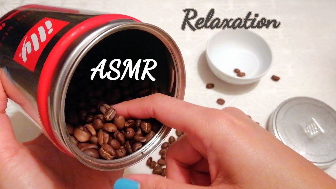 ASMR Coffee bean relaxation sound เสียงเมล็ดกาแฟผ่อนคลาย Kaffeebohne ...