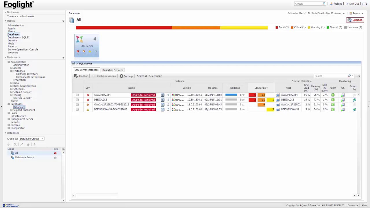 Foglight, How to upgrade Cartridge for SQL Server 5.7.X version? - YouTube