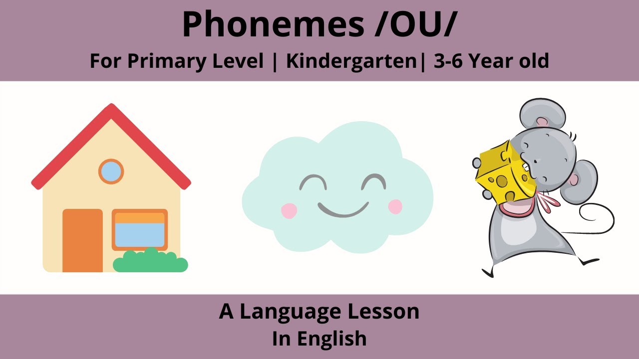 Making Words using Phoneme 'OU' | Language Lesson | 4 to 6 Year old ...