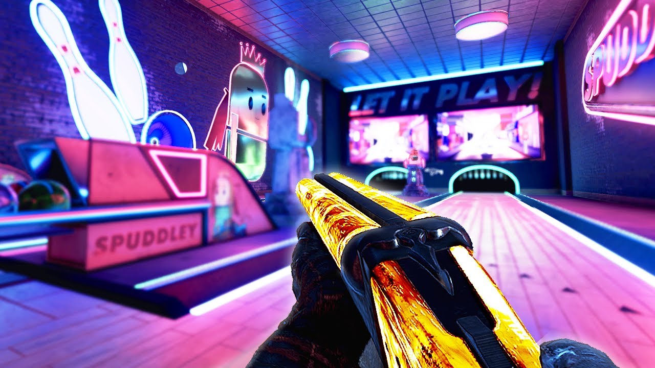 SPUDDLEY LANES ZOMBIES... BOWLING ALLEY BO3 ZOMBIE CHALLENGE! - YouTube