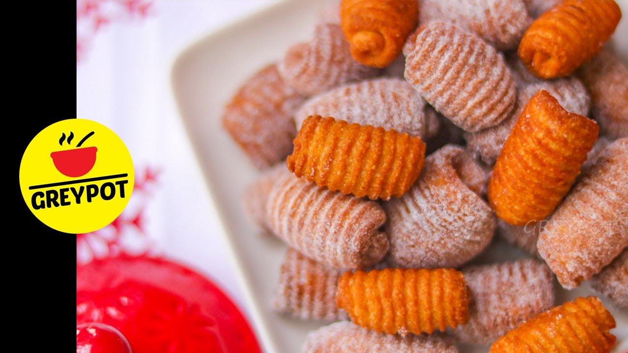 Christmas Kulkul Snack Recipe | Sweet Snack Kulkul Recipe - YouTube