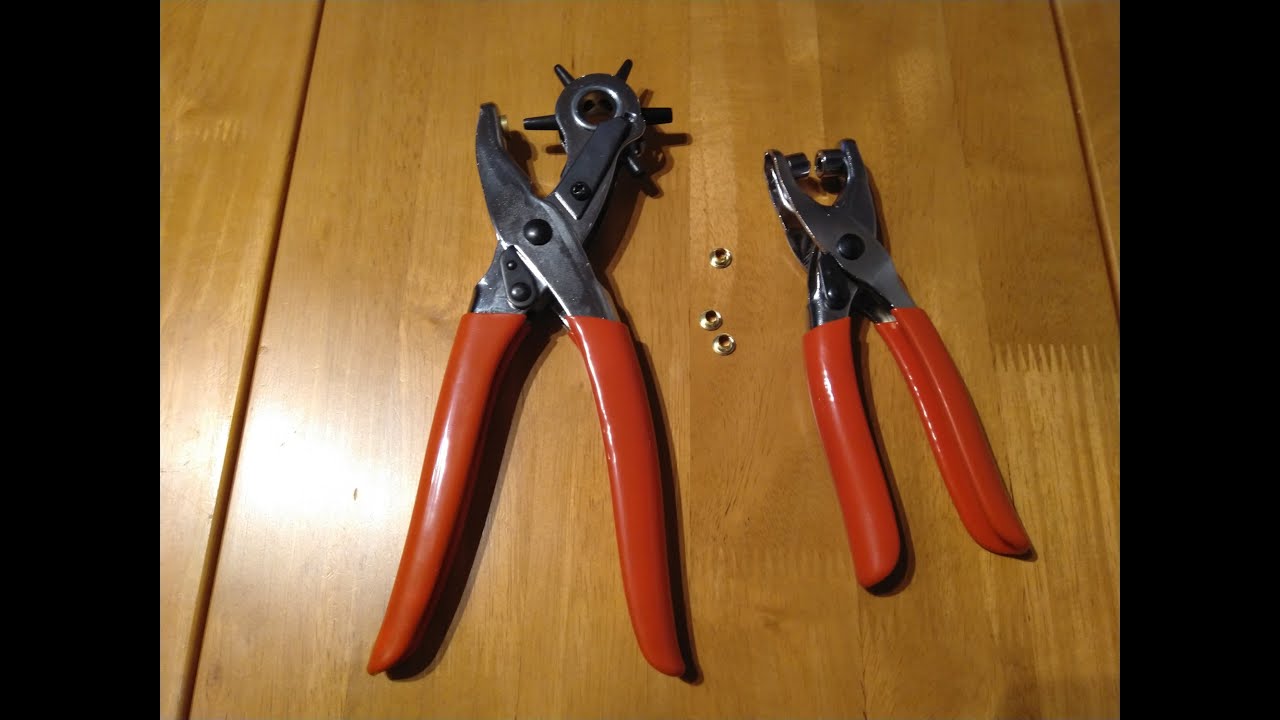 How to use punch pliers AND eyelet pliers - YouTube