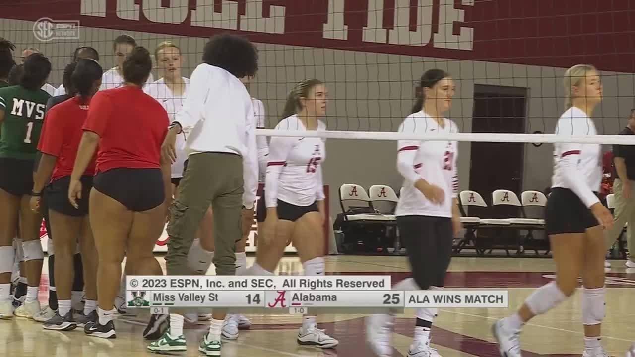 Alabama vs. Mississippi Val. - Match Highlights - YouTube