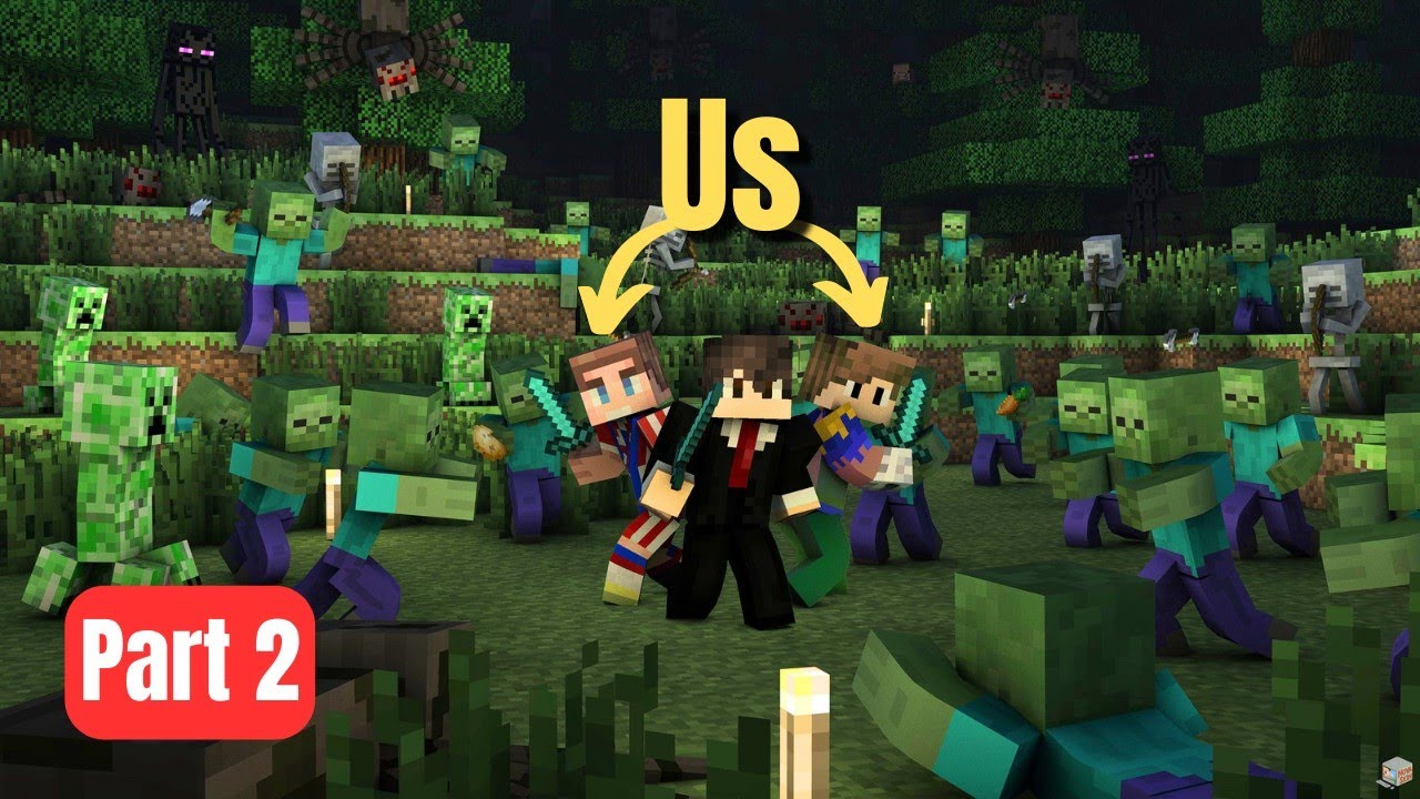 Part 2 | Brother Getting Angry Over Mobs 😤 | MINECRAFT - YouTube