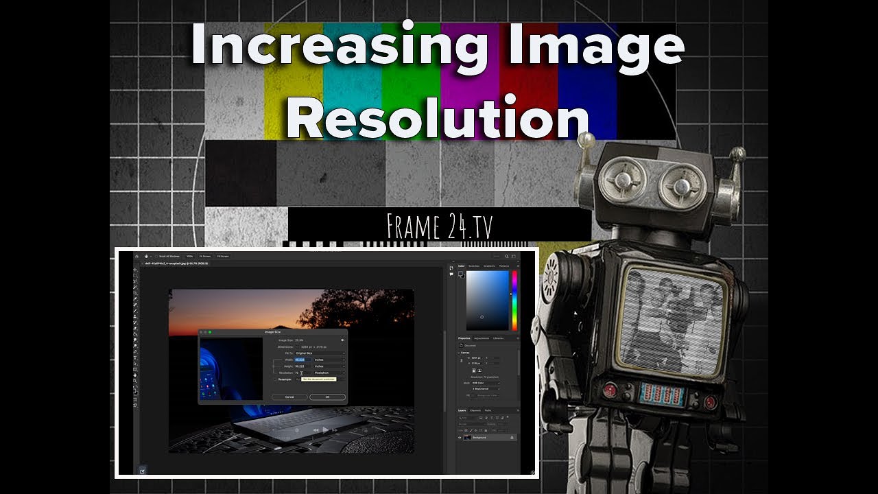 Increasing Image Resolution - YouTube