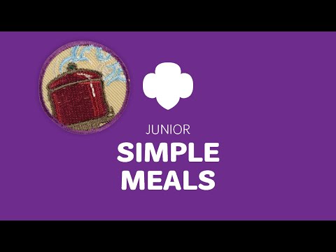 Junior Simple Meals Badge Workshop - YouTube