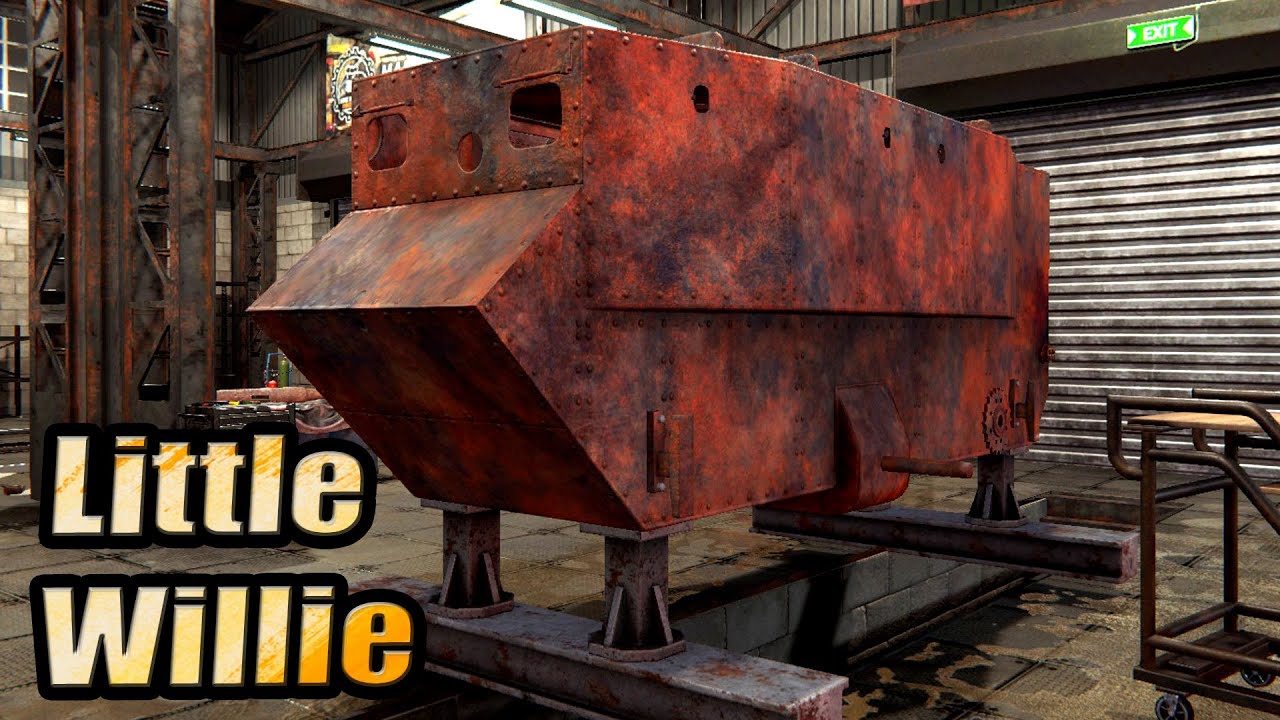 Building A Little Willie - Tank Mechanic Simulator - YouTube