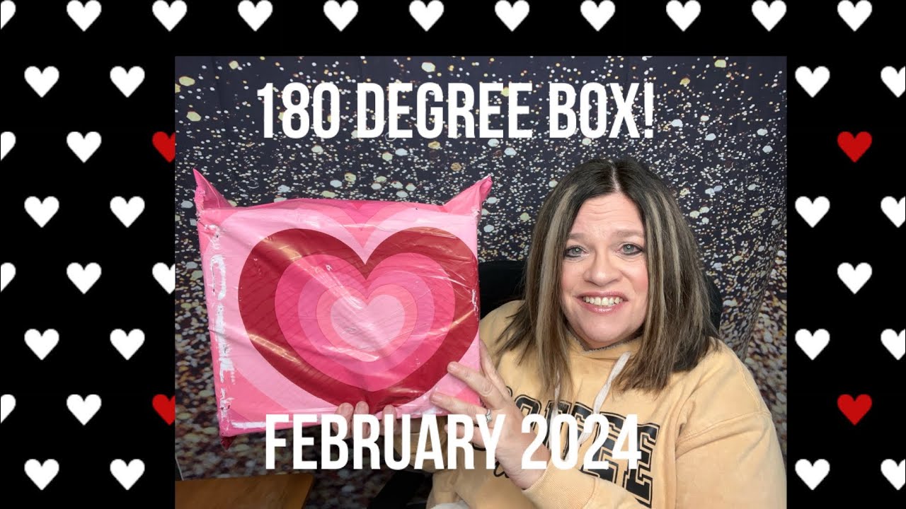 180 Degree Box February 2024 - Self Care and Treats! - YouTube