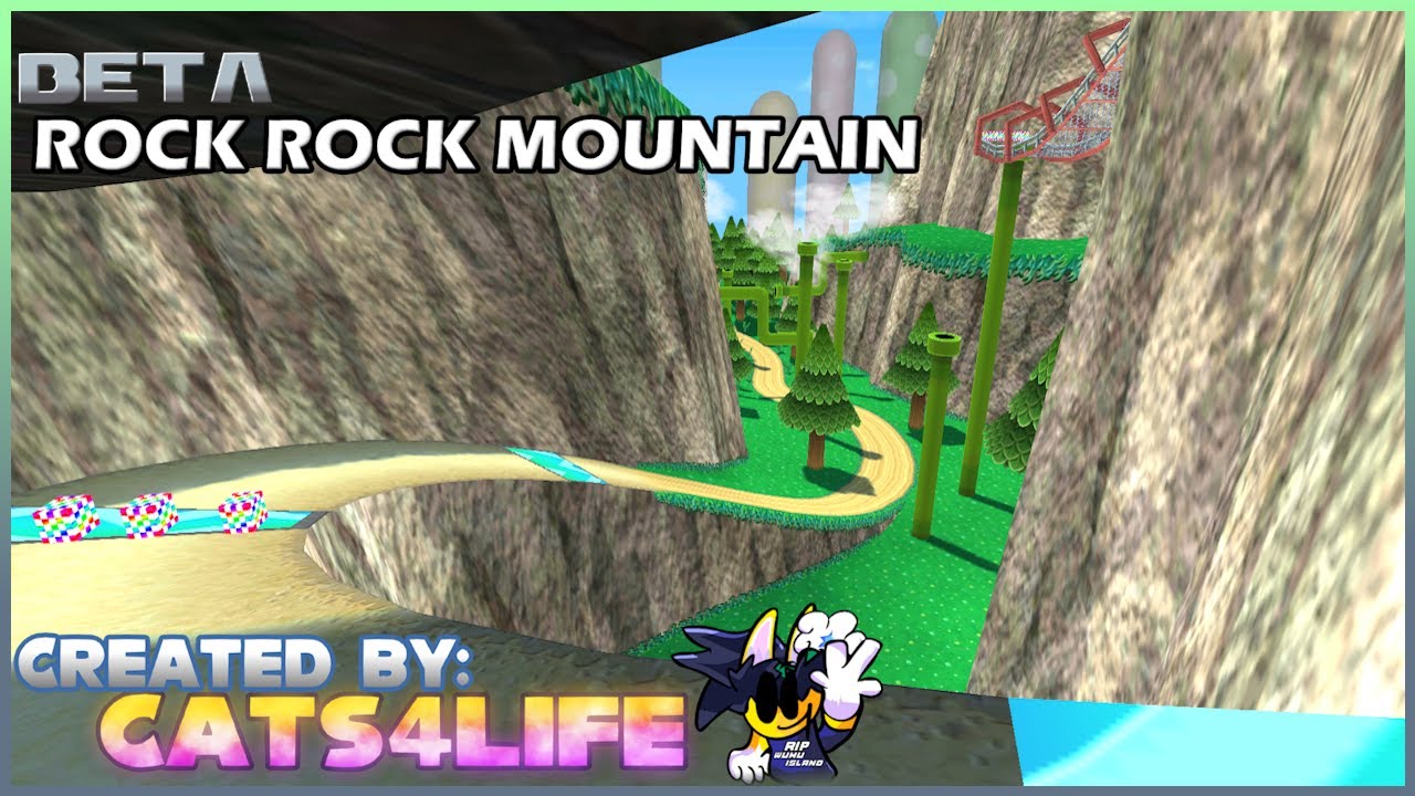 Mario Kart 7's E3 Rock Rock Mountain recreated in Mario Kart Wii! - YouTube
