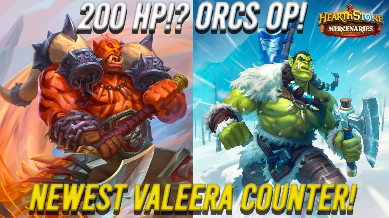 200 HP!?! Orcs are OP! The Newest Valeera Counter! - Hearthstone ...