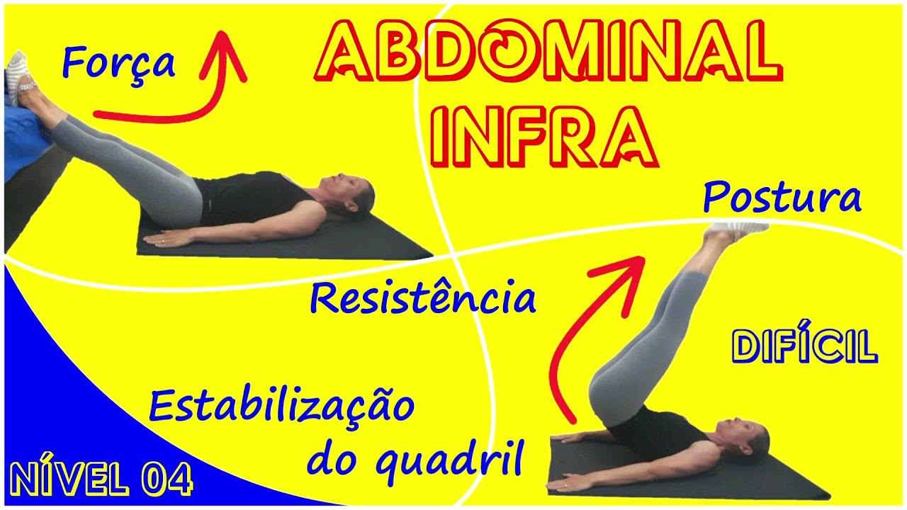 Abdominal Infra exercício nível 04 - Mar da Saúde - YouTube