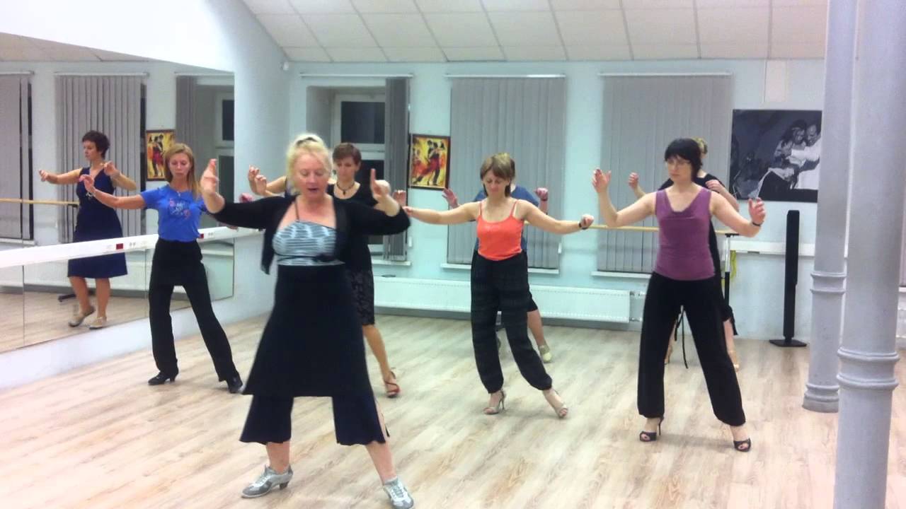 Tango. Techniques for women. - YouTube