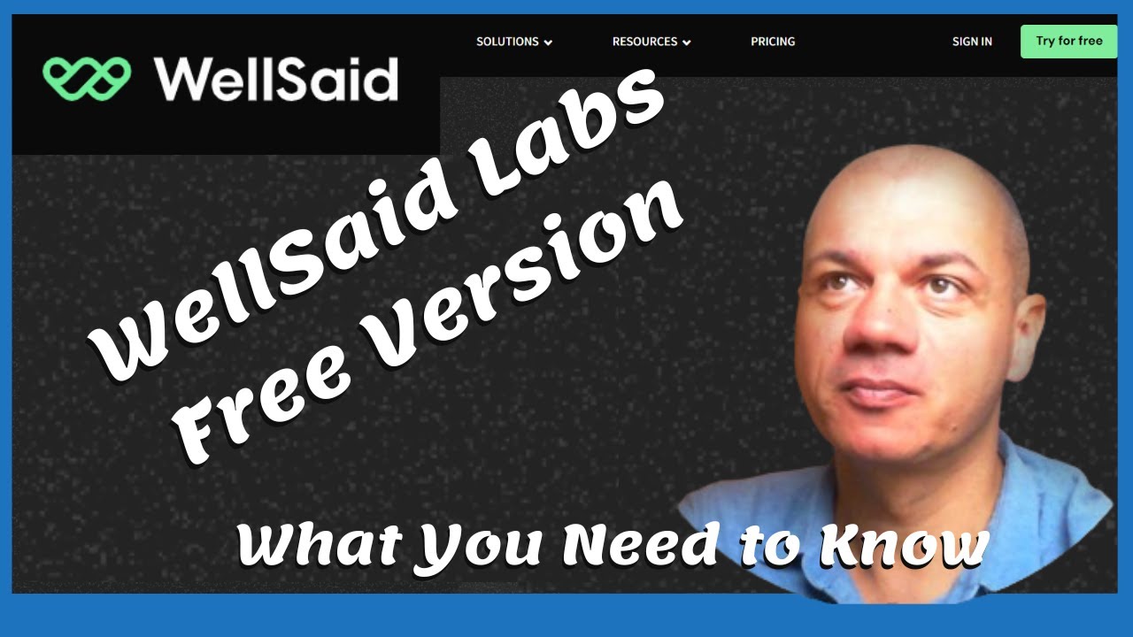 WellSaid Labs Free Version: What You Need to Know | #wellsaidlabs - YouTube
