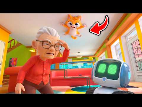 We Played HIDE AND SEEK In Granny's House! 😹 (I Am Cat VR