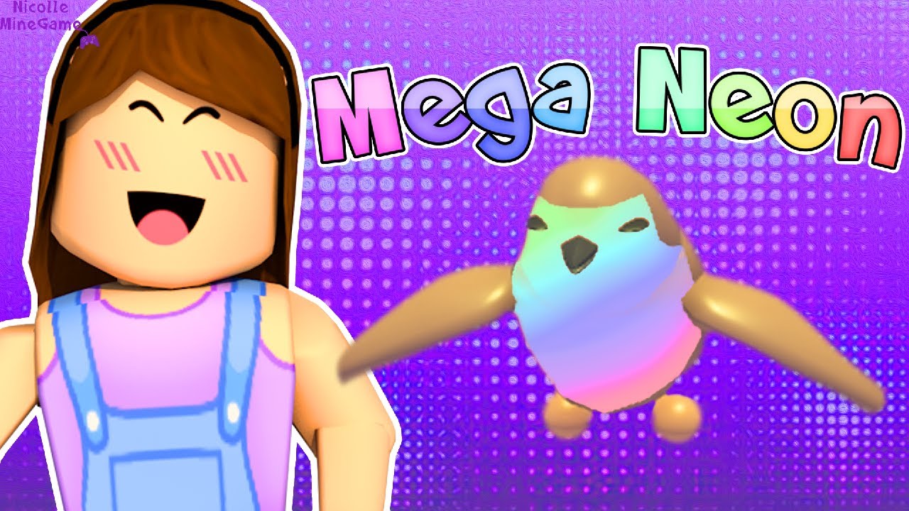 ROBIN MEGA NEON NO ADOPT ME! - YouTube
