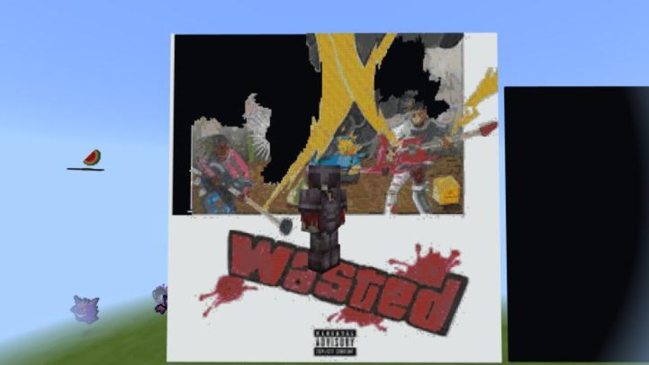 Working on Wasted Juice WRLD Pixel Art - YouTube