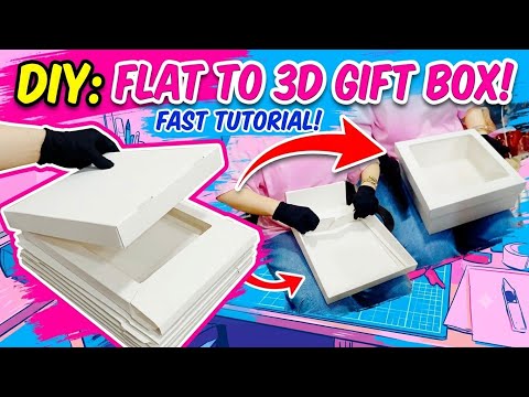 How to Assemble Flat Gift Boxes | Step-by-Step Tutorial 