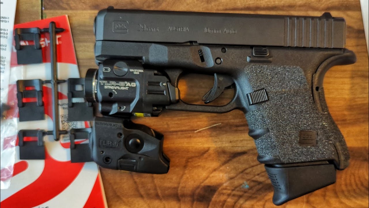 Glock 29 : 10MM Auto Conceal Carry Streamlight 69434 TLR-8A G VS TLR-6 ...