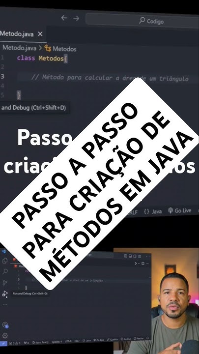 🎥 Passo a Passo para Criar Métodos em Java!🚀 - YouTube